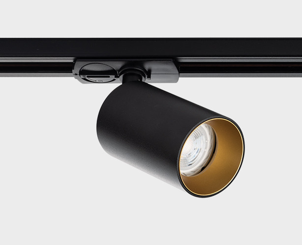 DANNY TR black + Ring Danny gold светильник трековый купить в компании ...