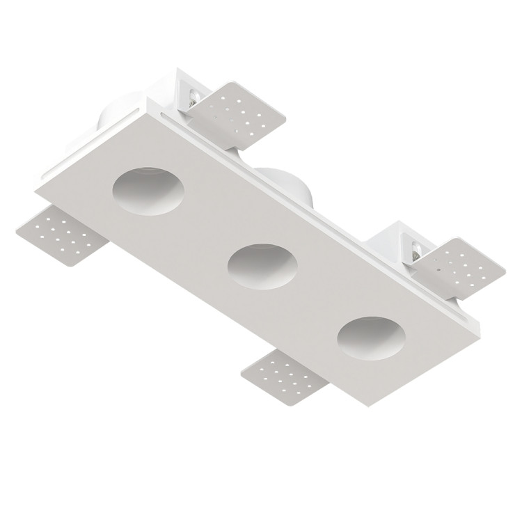 STELLANOVA QUASAR 40 TRIO SN 047 светильник встраиваемый гипсовый ...